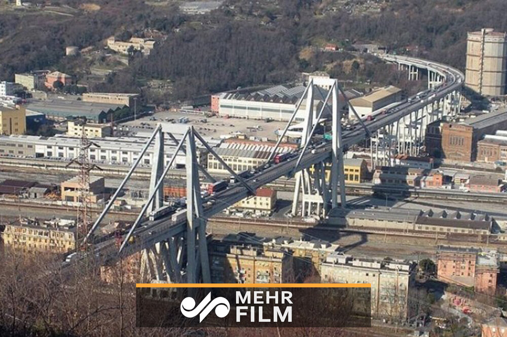 VIDEO: Genoa Bridge destroyed in six second - Mehr News Agency
