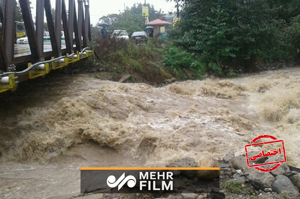 VIDEO: Heavy rainfall causes flood in N Iran - Mehr News Agency