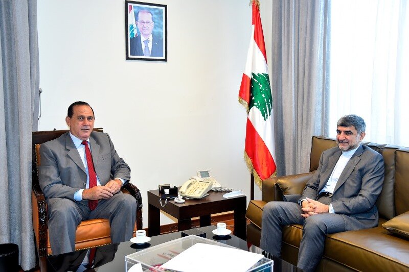 Iranian ambassador, Lebanese minister meet in Beirut - Mehr News Agency