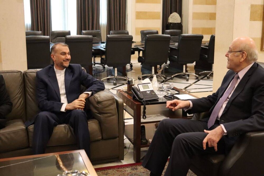 Mehr News Agency - Iran FM hold talks with Lebanese PM, parl. speaker ...