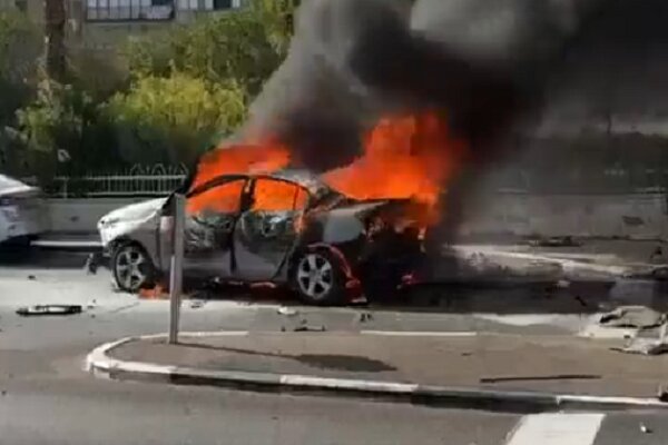 Explosion hits car in Occupied Palestine (+VIDEO) - Mehr News Agency