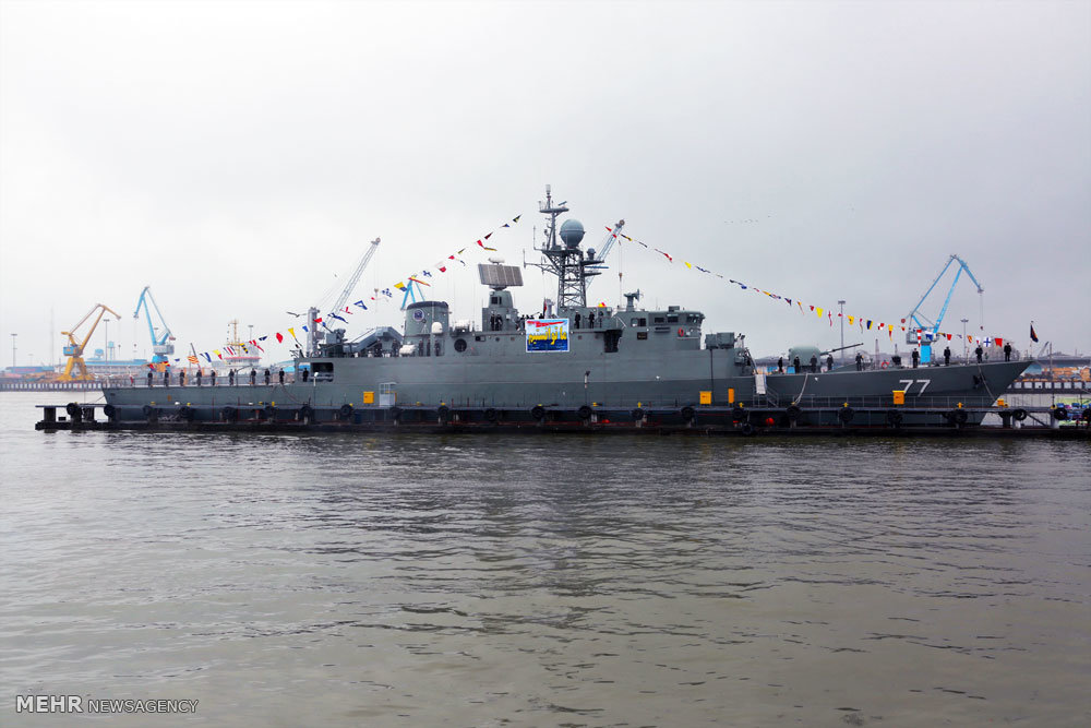 Mehr News Agency - Iranian Damavand destroyer deployed in Navy